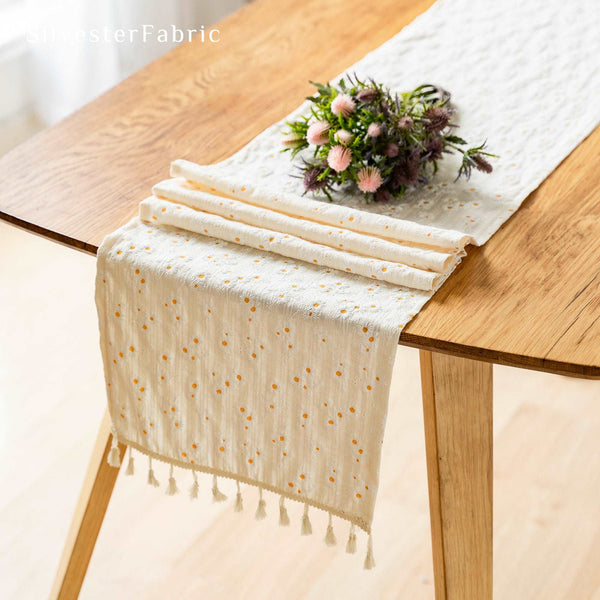 Floral Table Runner丨Spring Table Runner丨Small Table Runner ...